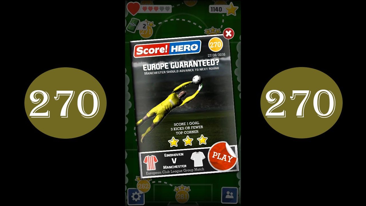 Score Hero - level 270 - 3 stars - YouTube