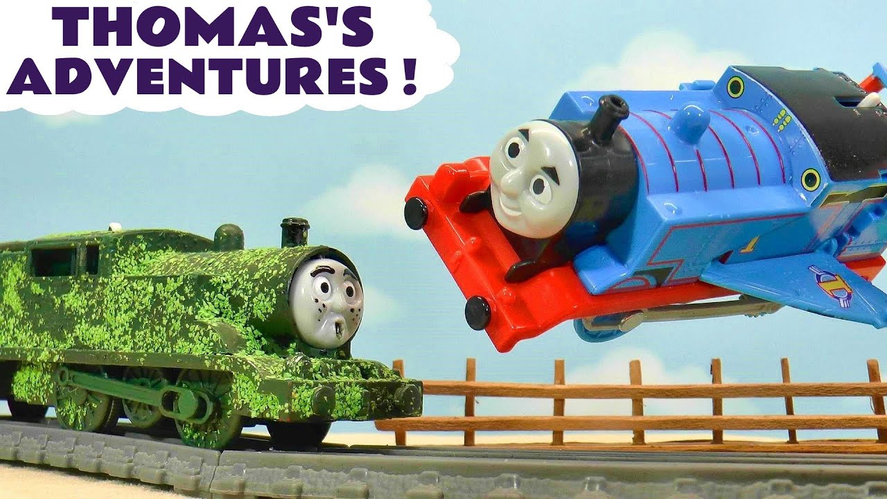 Tom Moss in a Thomas Adventures Story with Toy Trains - YouTube
