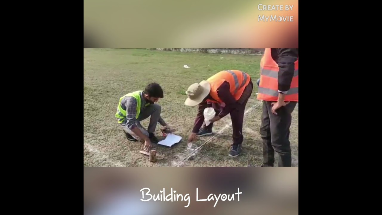 Building Layout | 3 4 5 Method #building #layout #survey #plan - YouTube
