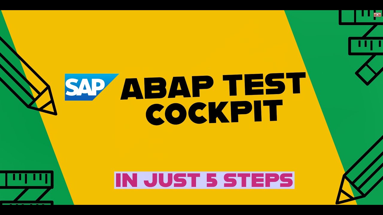 How to setup SAP Abap Test Cockpit (ATC) in just 5 Steps - S/4 HANA ...