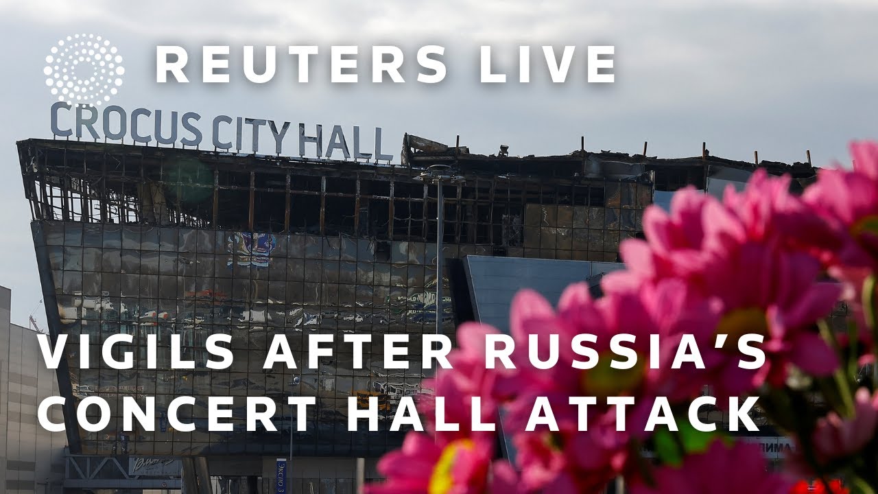 LIVE: Vigils held at site of deadly Russian concert hall attack - YouTube