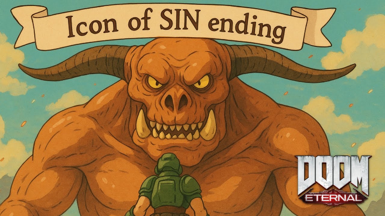 DOOM Eternal Gameplay Part 19: Final Sin – Icon of Sin Boss Fight ...