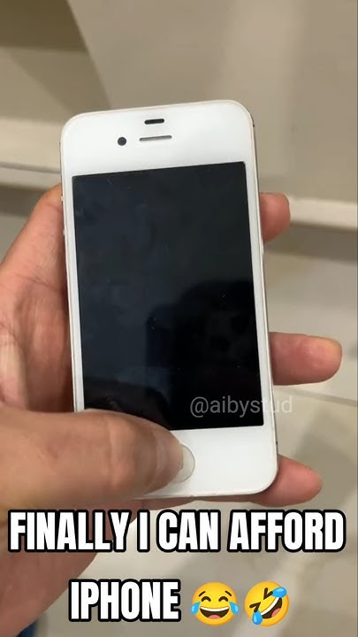 I can afford iPhone finally ️ Iphone 4s 🔥 Hands-on Impression ️ #apple #tiktok #reels #shorts ...