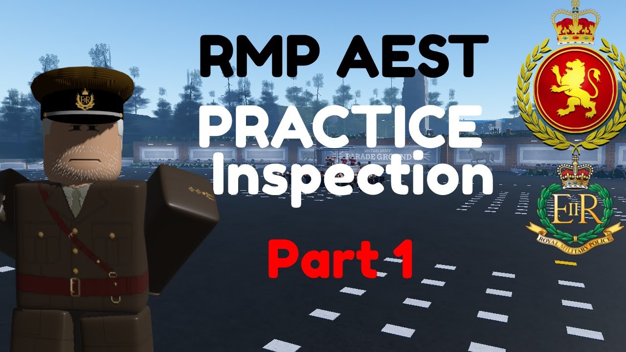 RMP Practice Inspection Part 1 - Sharkuses British Army - YouTube