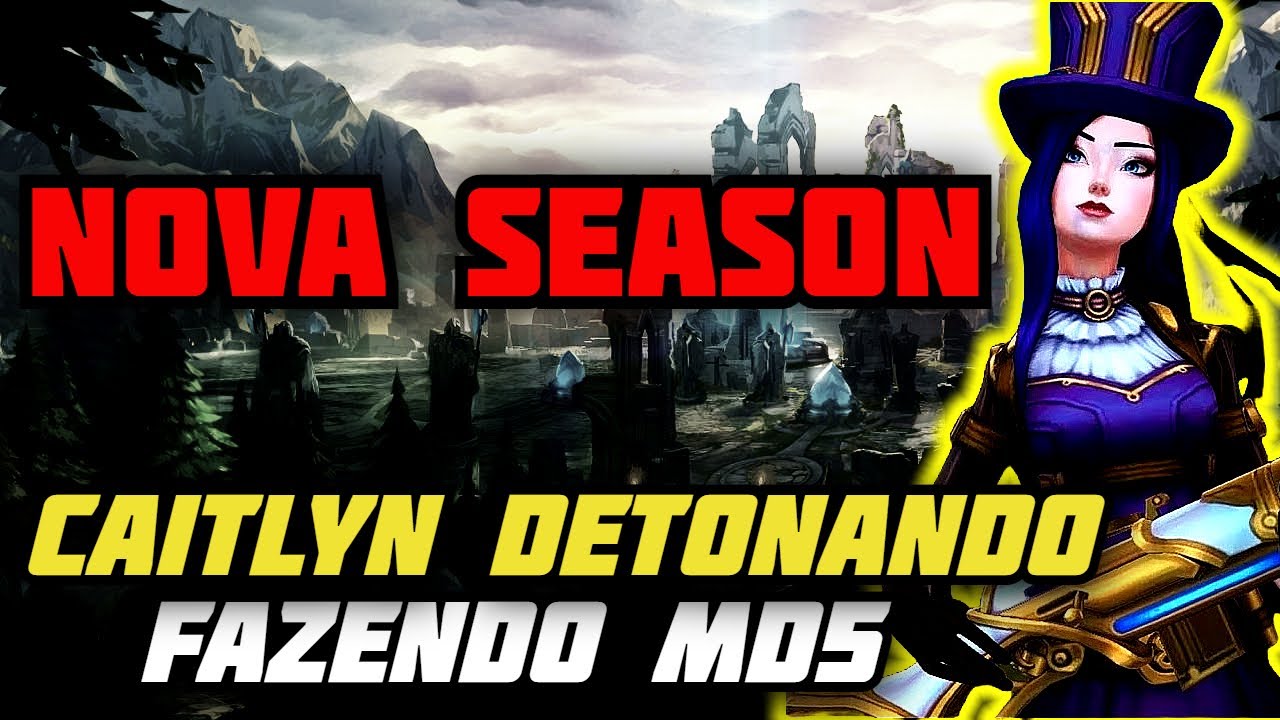 OS NOVOS ITENS estão PERFEITOS na CAITLYN | CAITLYN GAMEPLAY - YouTube