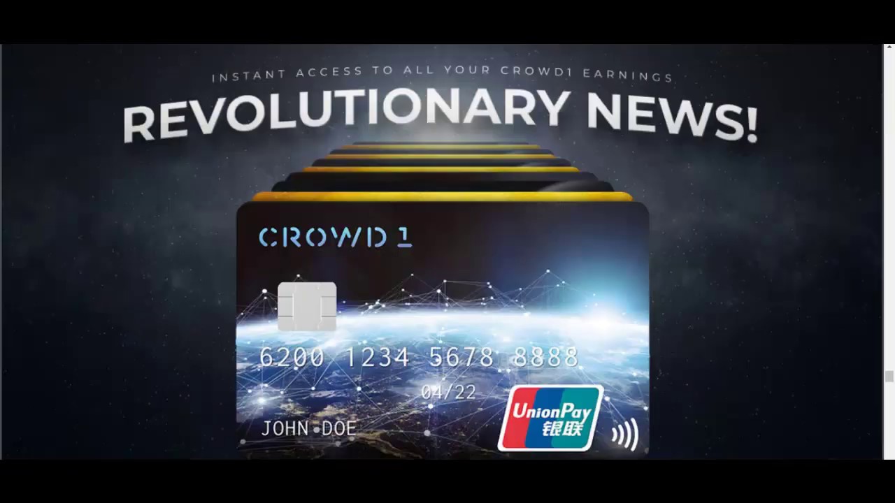 CROWD1CARDS-CE QU'IL FAUT SAVOIR CROWD1 - YouTube