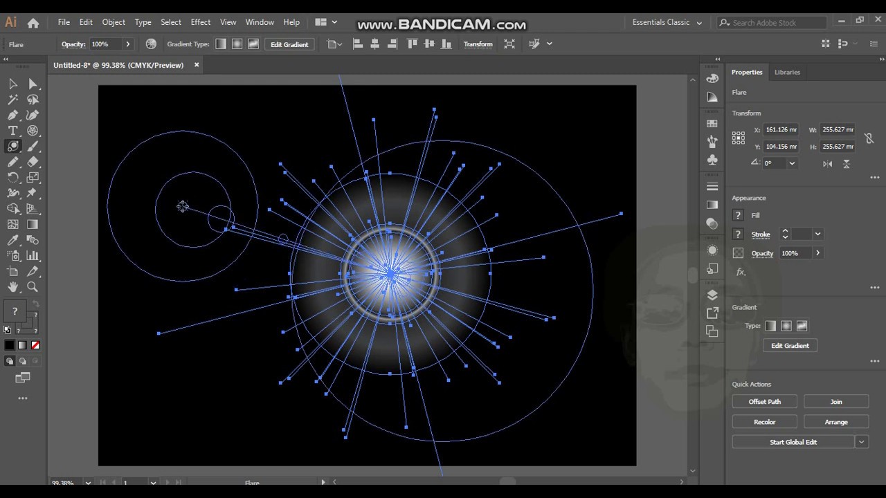 Flare Tool ILLUSTRATOR CC2019 YouTube flare-tool-illustrator-cc2019-youtube