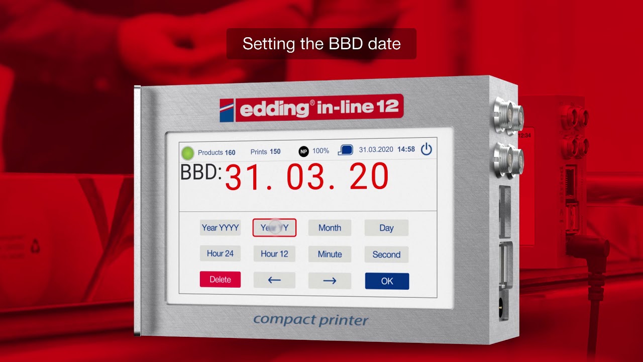 Message creation for edding in-line 12 - YouTube
