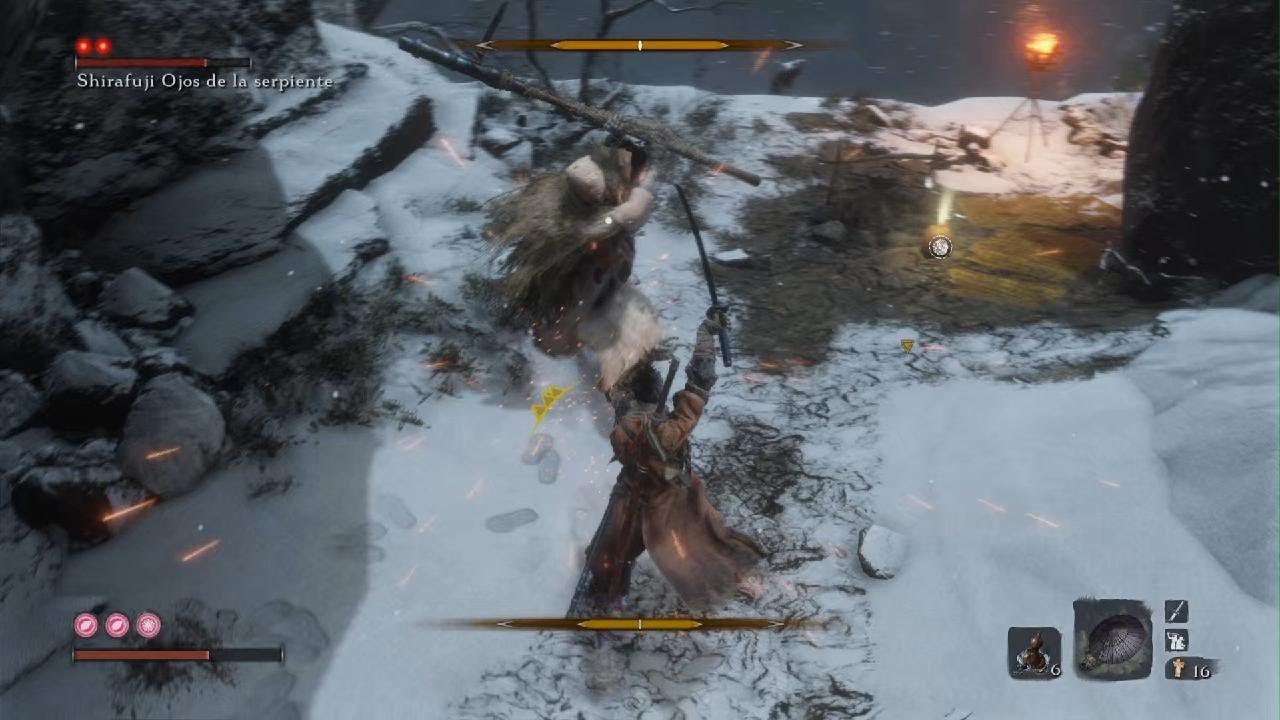 Sekiro: Shadows Die Twice - Snake Eyes Shirafuji Defeated (1 Attempt ...