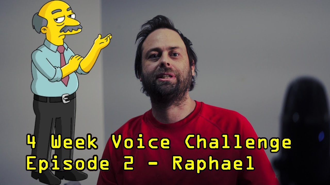 4 Week Voice Challenge Eps. 2 - Raphael (The Simpsons) - YouTube