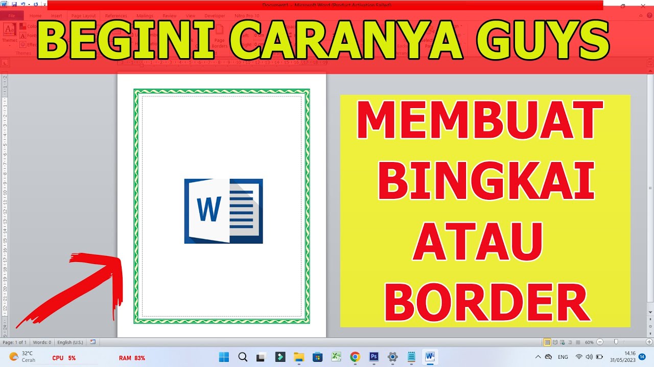 Cara Membuat Page Border Di Microsoft Word 2010 YouTube cara-membuat-page-border-di-microsoft-word-2010-youtube