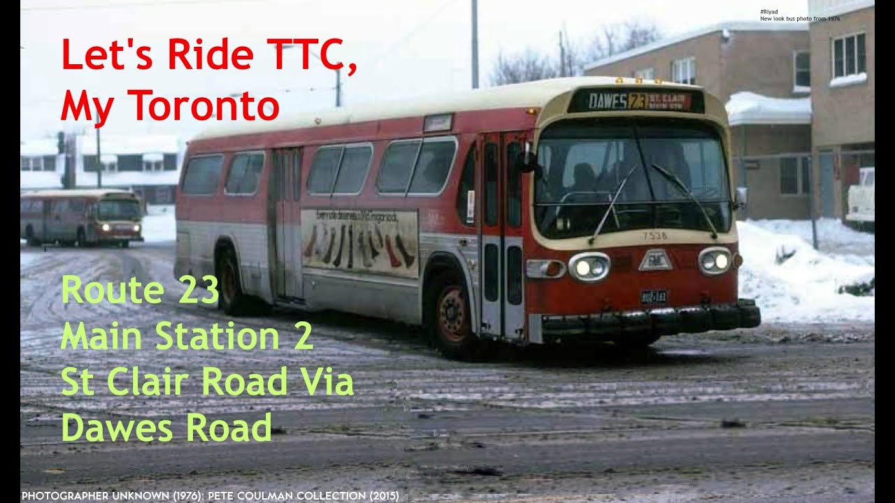 Ride TTC, My Toronto. Route 23 - YouTube