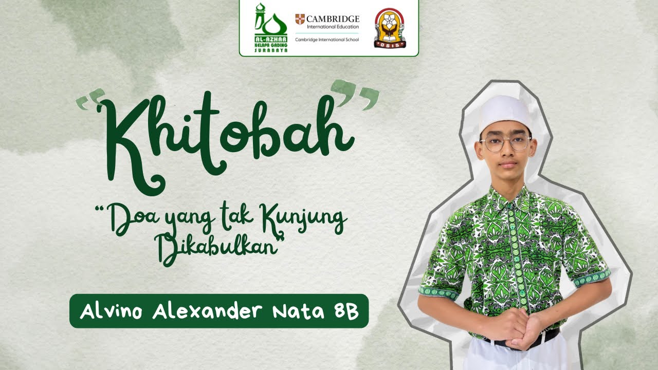 Alvino Alexander Nata | Khitobah 2025 Alazka Surabaya - YouTube