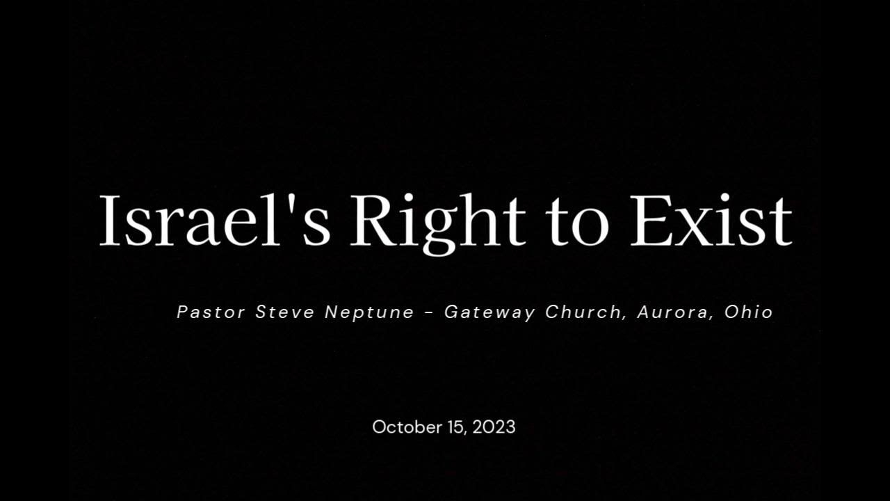 Israel's Right to Exist - YouTube