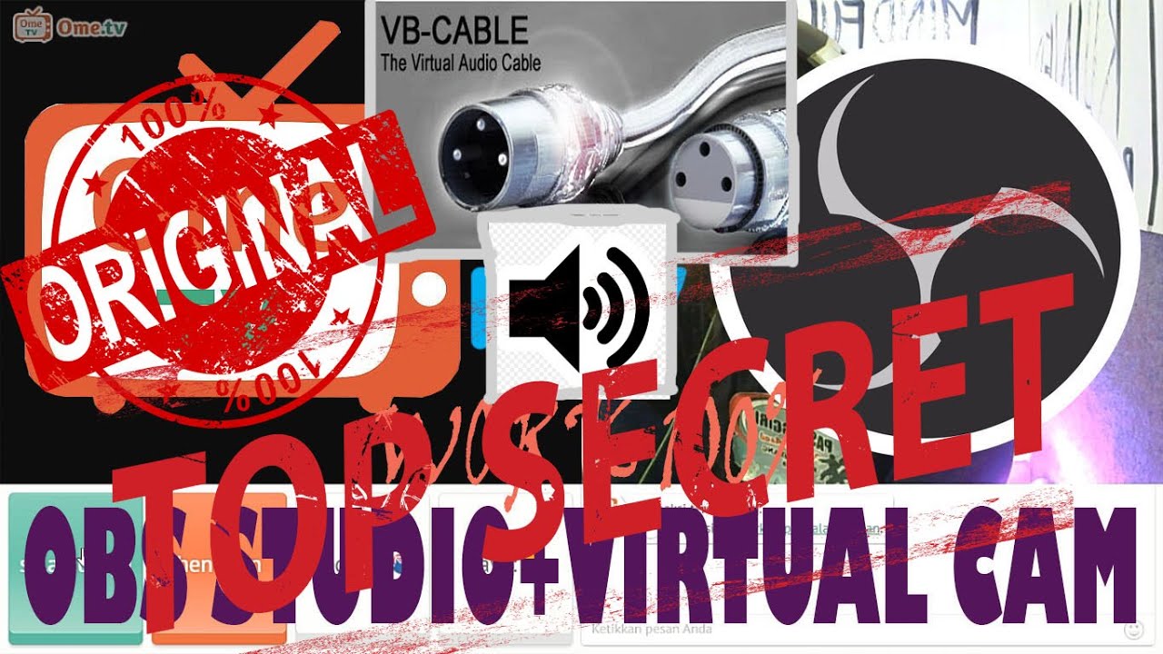 Cara Setting Audio Obs Virtual Cam di Ome Tv - YouTube