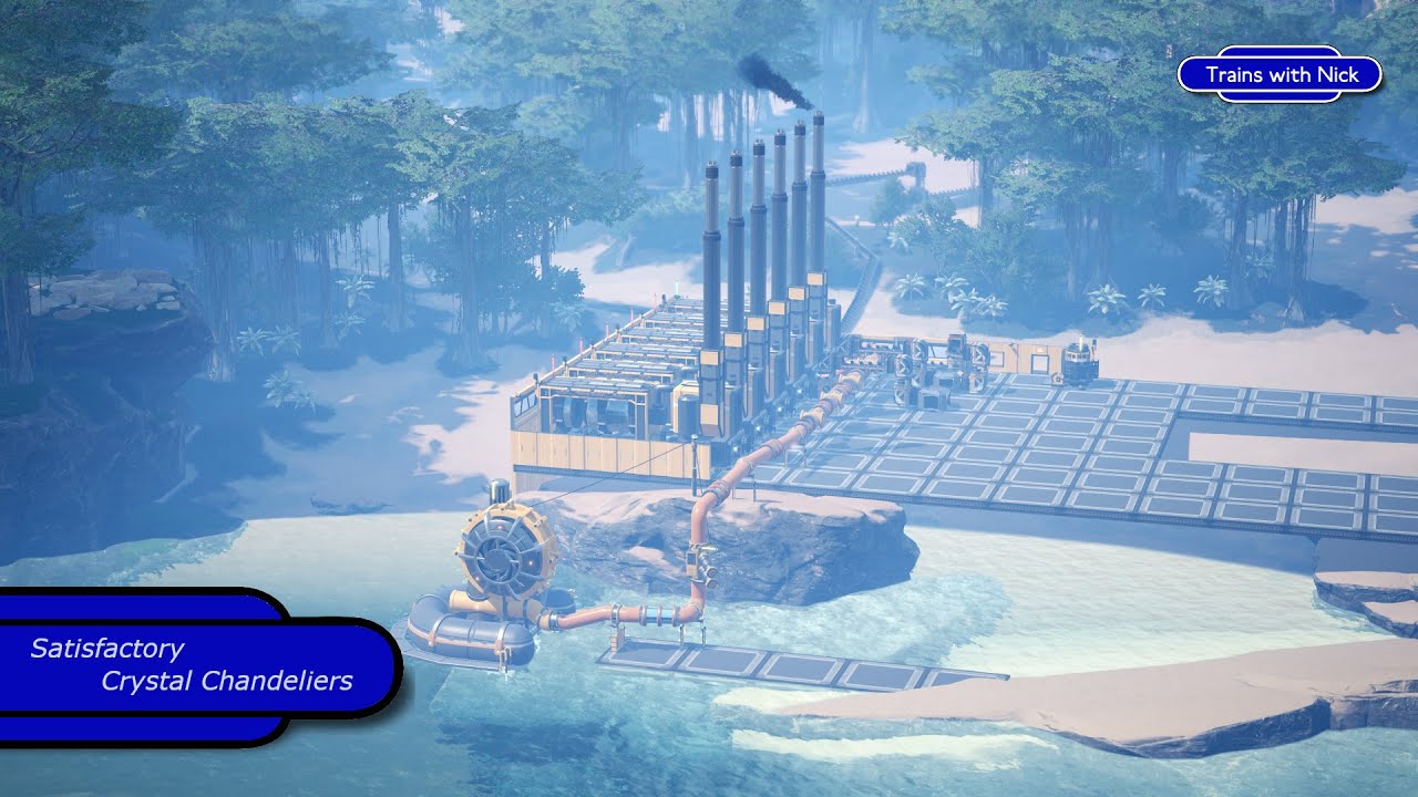 Satisfactory - Crystal Chandeliers - YouTube