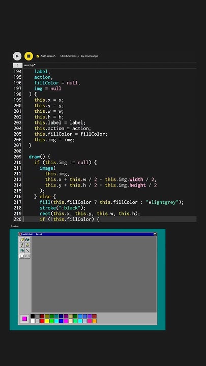 Code MS Paint in JavaScript (Part 14)! #p5js #javascript #codingtutorial #creativecoding # ...