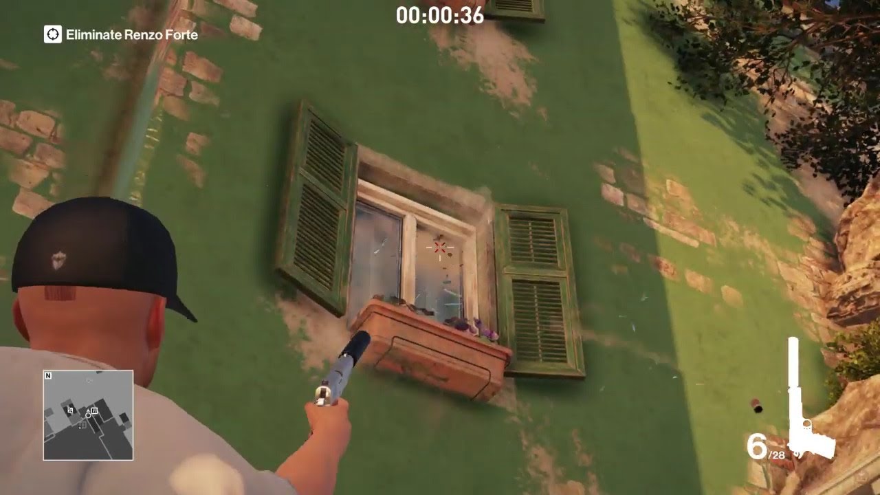 HITMAN™ - Easy Peazy Renzy Securizy (my contract) wallbang - YouTube