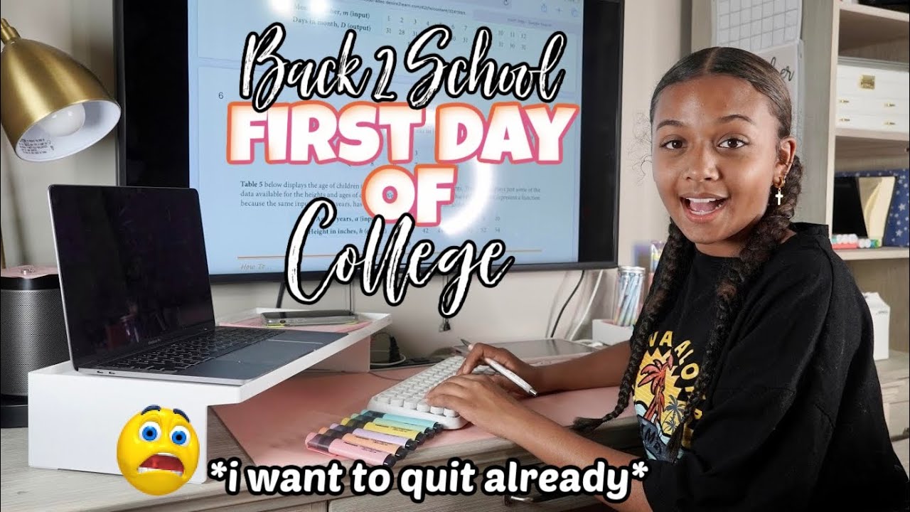 First Day of School GRWM + Vlog | College Edition | LexiVee03 - YouTube