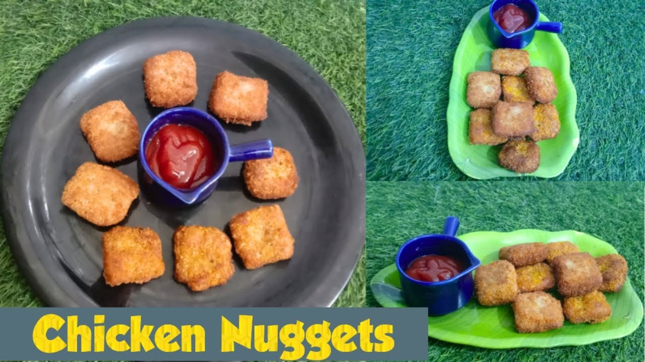 Chicken Nuggets Recipe| Homemade crunchy Chicken Nuggets| Chicken ...