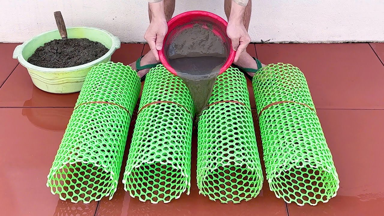 Unique idea from plastic mesh - Great creation for simple beautiful ...