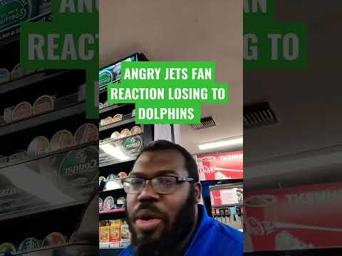 ANGRY JETS FAN REACTION LOSING TO DOLPHINS - YouTube