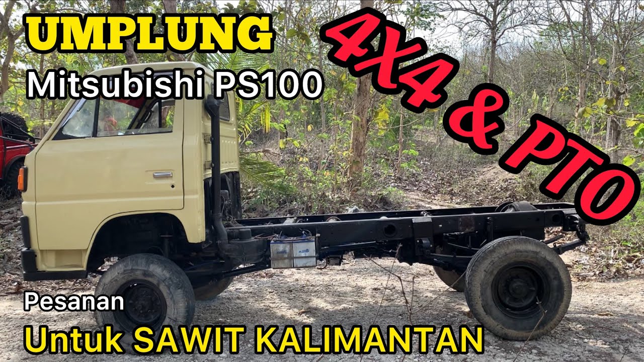 Upgrade Mitsubishi PS100 jadi 4x4 dan Pasang PTO - YouTube