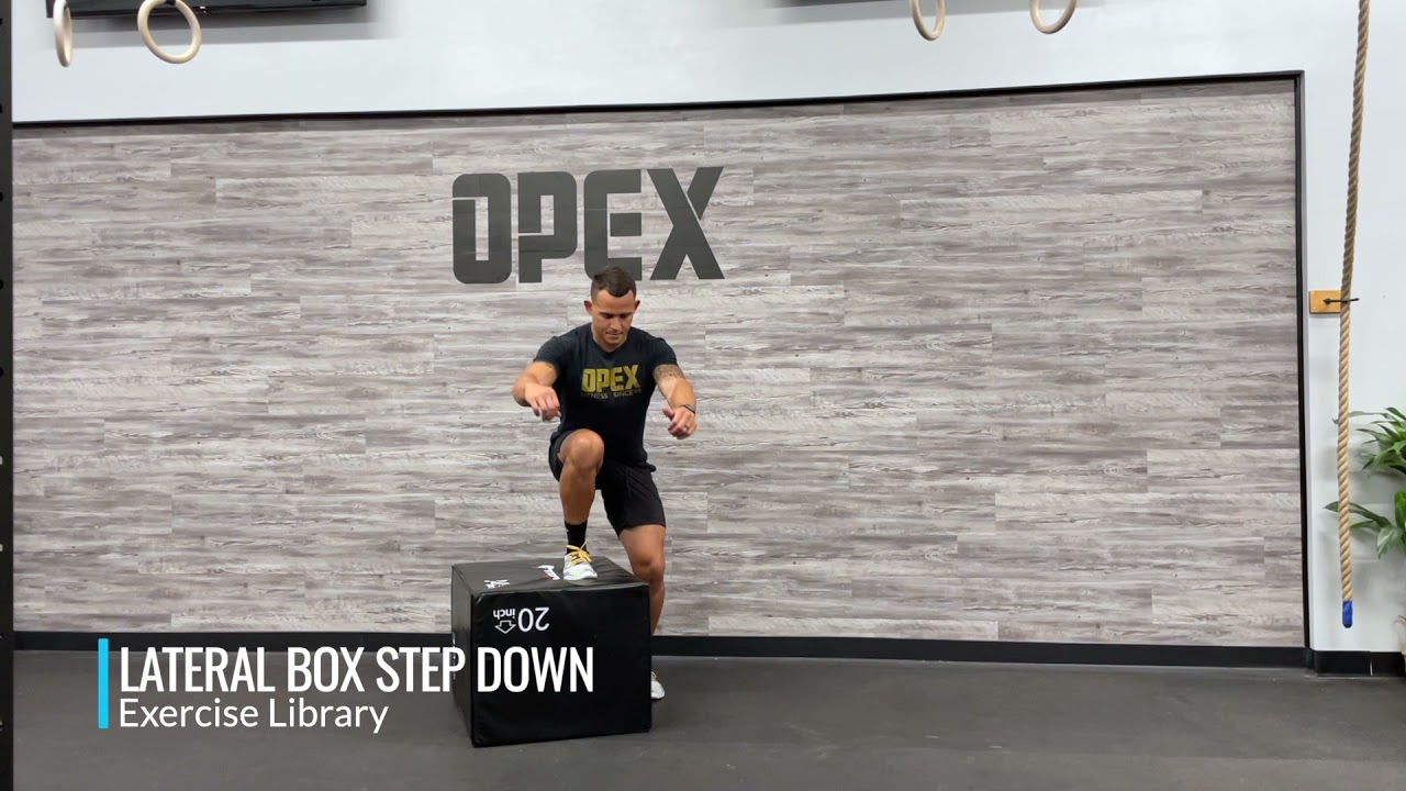 Lateral Box Step Down - YouTube