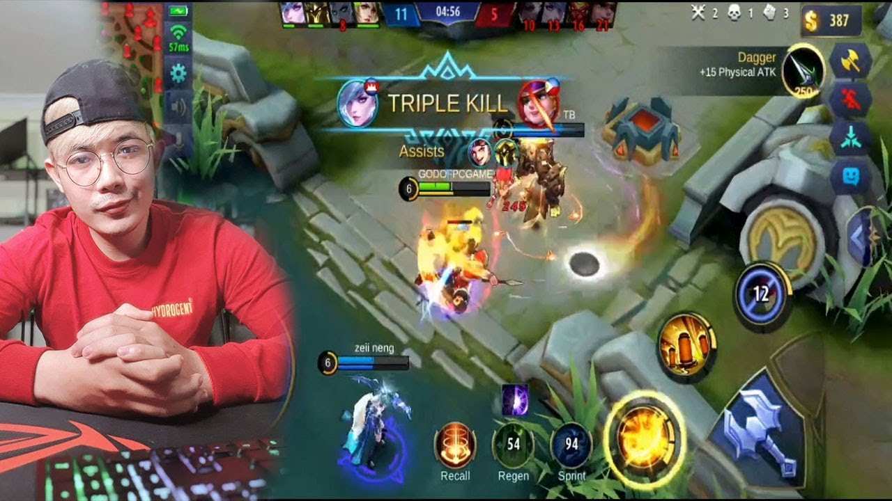 Bro KH Mobile Legendsប្រកួតជាមួយមនុស្សបាតសង្គមMobile legends Khmer ...