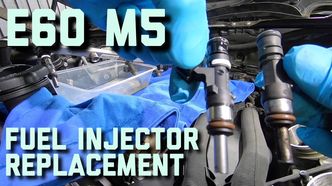 BMW E60 M5 Fuel Injector Replacement - YouTube