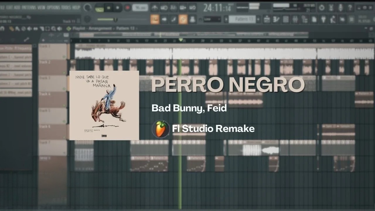 Bad Bunny ft. Feid - PERRO NEGRO (FL Studio Remake) | nadie sabe lo que ...