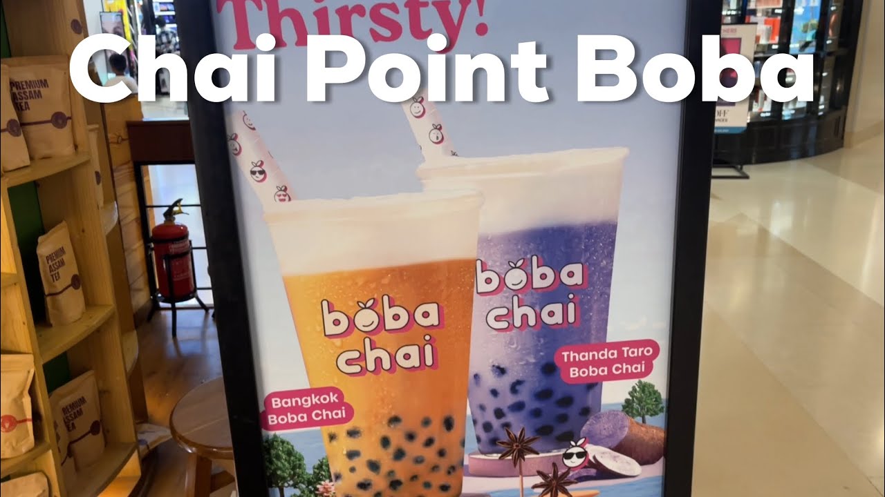 Chai Point Bangkok Boba Chai - YouTube