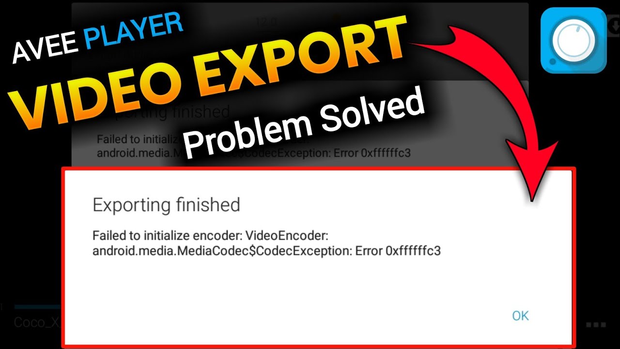 Avee player video export problem solved | avee player export problem ...