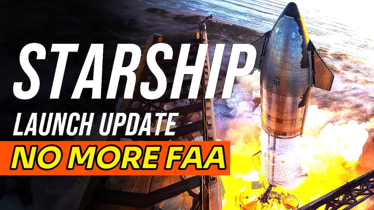 SpaceX Launches Starship 5 Without FAA License to Land at Sea! - YouTube