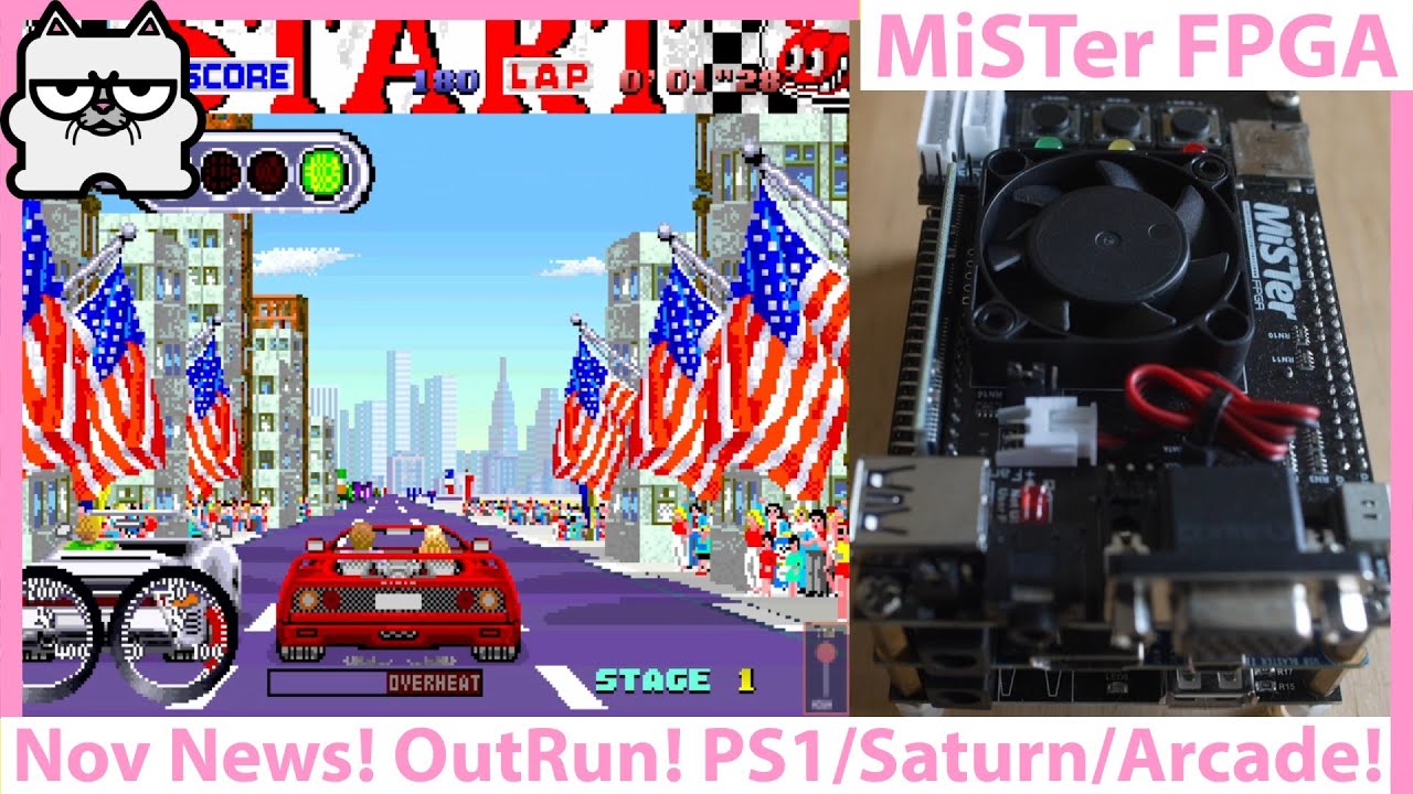 MiSTer FPGA DE10 NANO Nov News! OutRun is HERE! PS1 and Sega Saturn ...