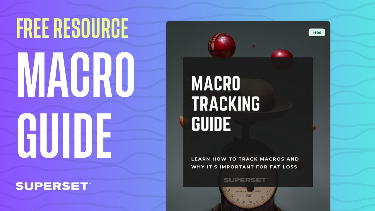 FREE Macro Tracking Guide - YouTube