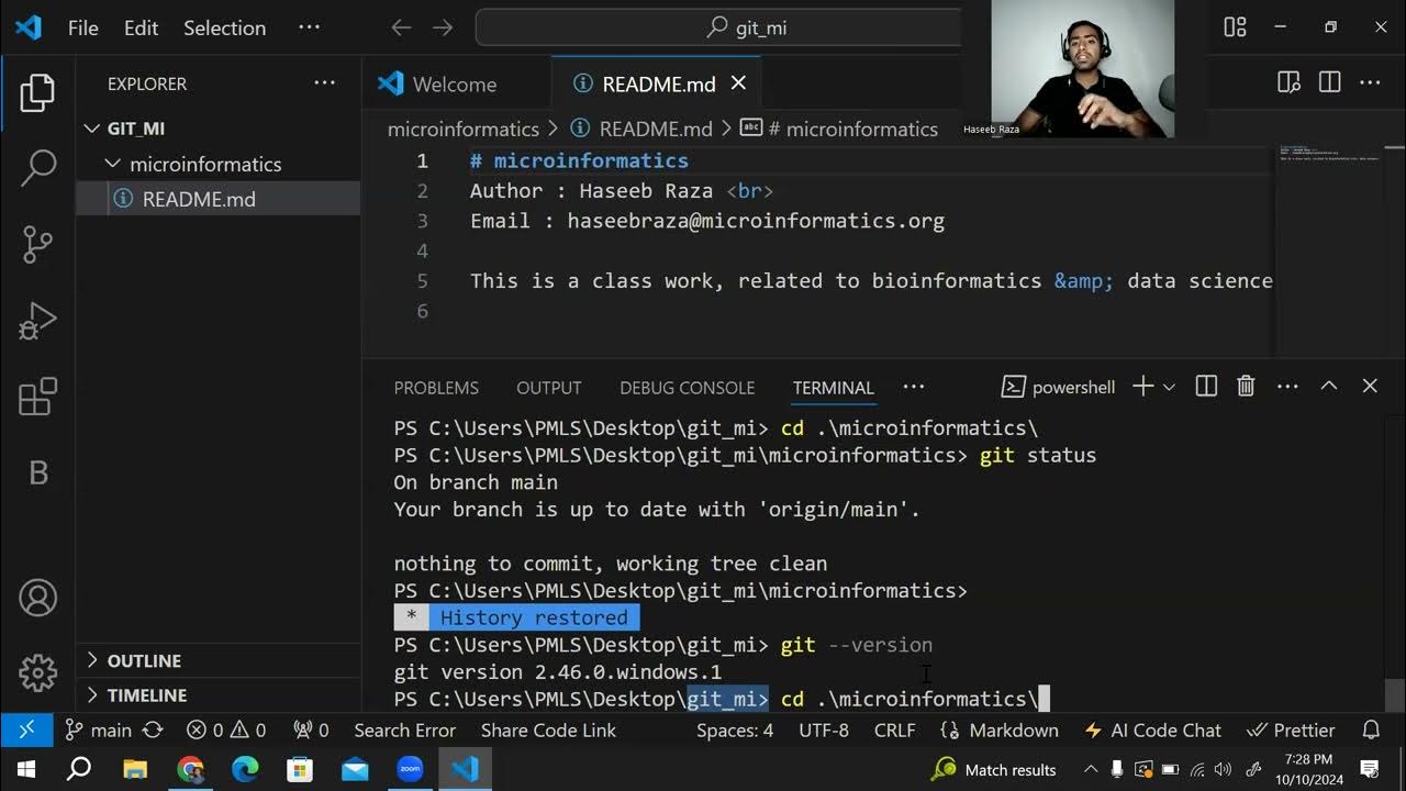Mastering Git and GitHub: A Comprehensive Guide for Data Science, Bioinformatics, and AI #part2 ...