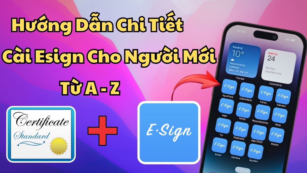 HƯỚNG DẪN CÀI ESIGN CHI TIẾT NHẤT 2024 FIX TẤT CẢ CÁC LỖI ỨNG DỤNG ...