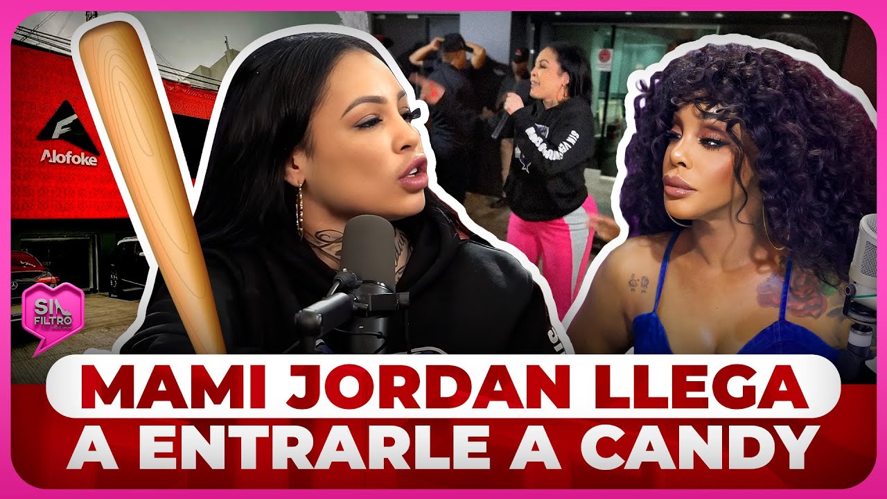 MAMI JORDAN LLEGA AL EDIFICIO ROJO A ENTRARLE A BATAZOS A CANDY FLOW ...