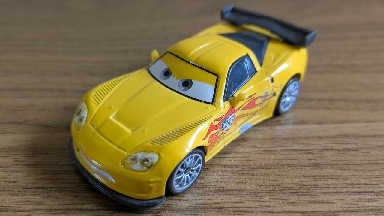 2017 Mattel Disney Pixar Cars Diecast Cars 3 Jeff Gorvette - YouTube
