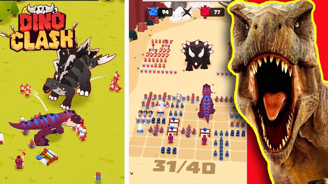 Let's Play Dino Clash - Gameplay & Review - YouTube