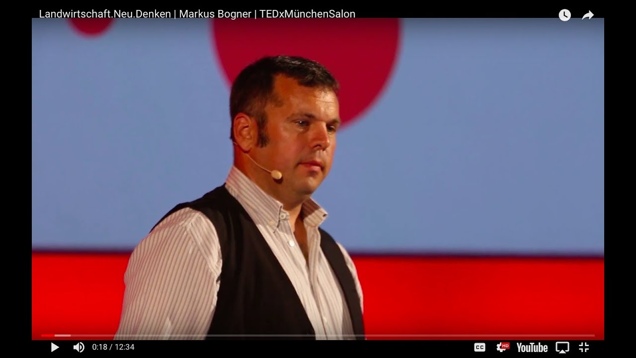 Landwirtschaft.Neu.Denken | Markus Bogner | TEDxMünchenSalon - YouTube