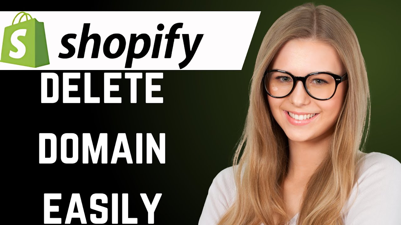 How to Delete a Domain on Your Shopify Store (quick & simple) - YouTube