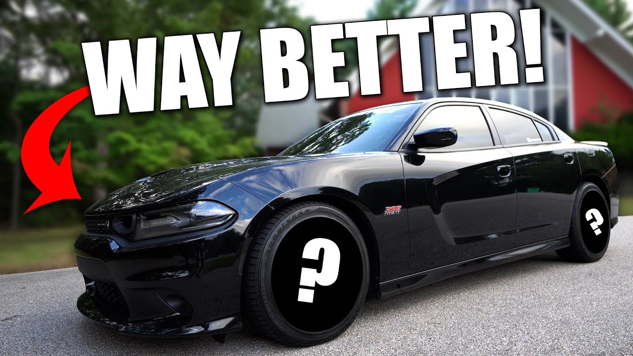 These Wheels Look WAY BETTER on my 2021 Dodge Charger Scat Pack - YouTube