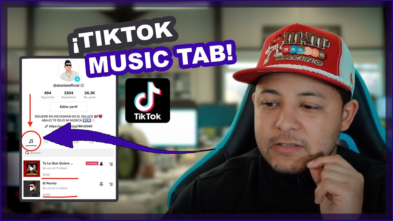 Como Conseguir el Music Tab de TIKTOK con Mh Musik 🔥 - YouTube