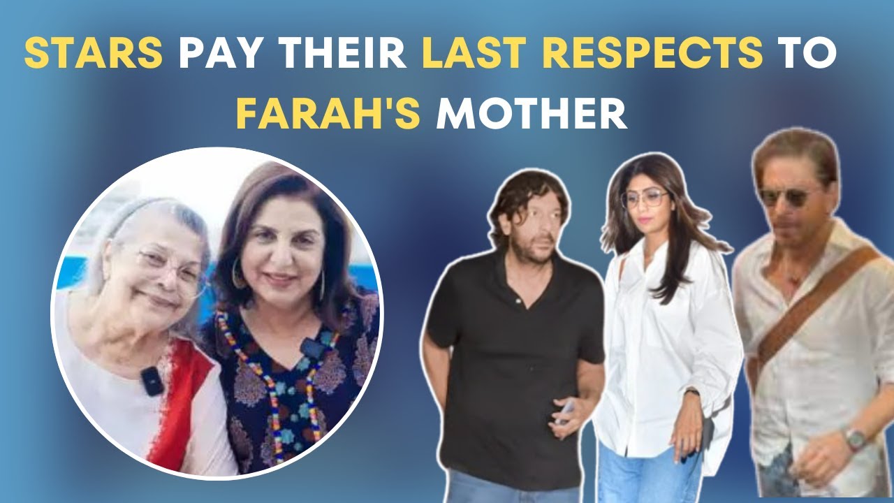 Menka Irani Funeral: Shah Rukh Khan, Shilpa Shetty, Others Visit Farah ...