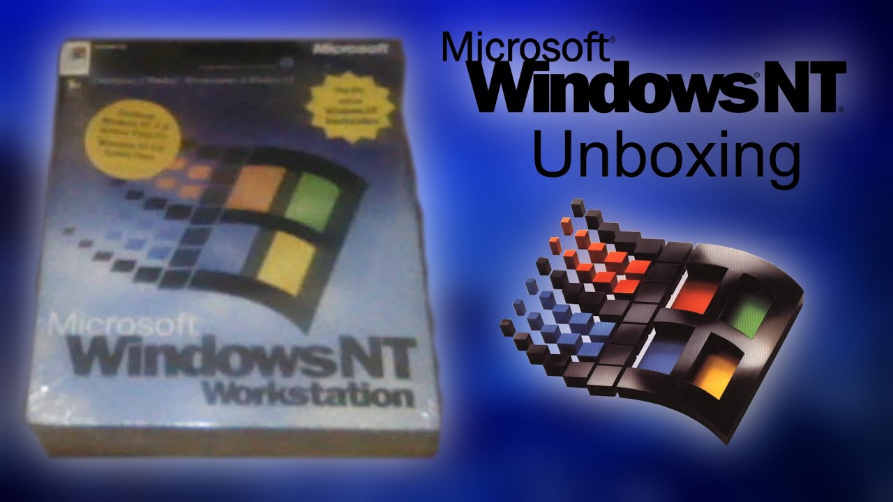 Windows NT Workstation 4.0 Unboxing - YouTube