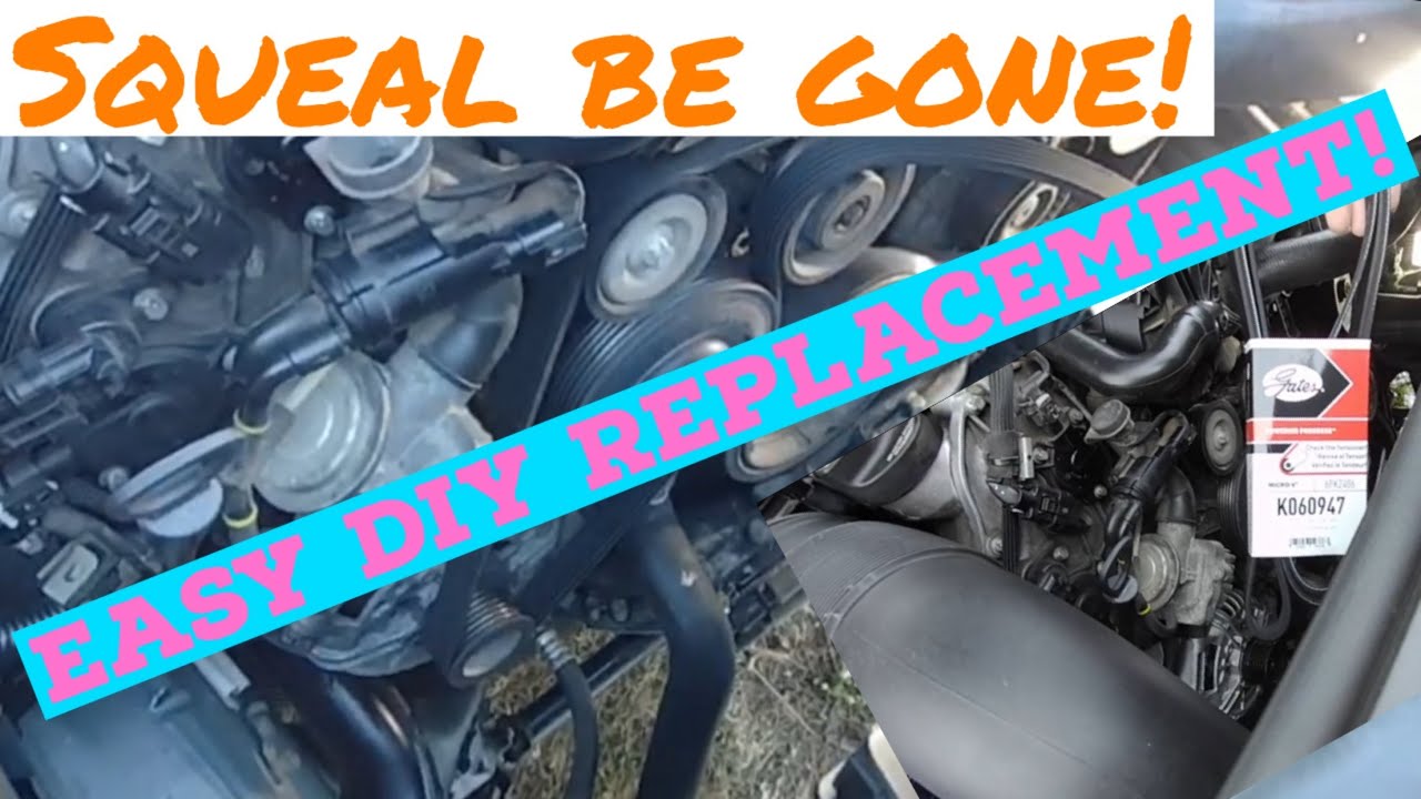 ML350 Accessory Drive Belt Replacement - YouTube