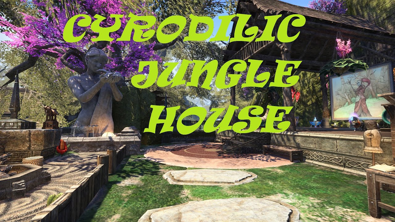 [ESO Housing] Tranquil Shrine - Cyrodilic Jungle House - YouTube