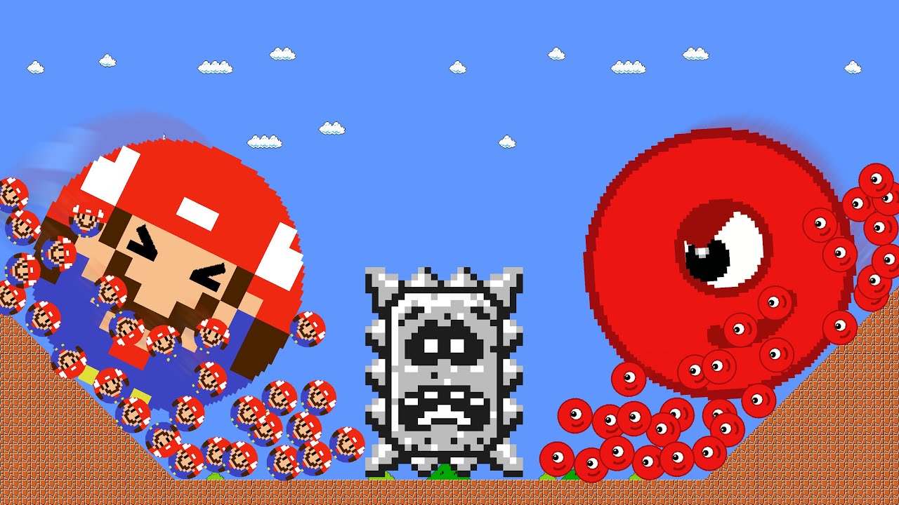 Finish the Pattern? 1,000,000 Circle Number vs 1,000,000 Circle Mario ...